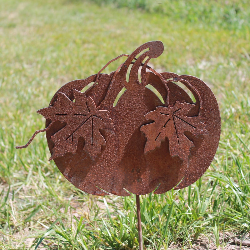Rustic Metal Pumpkin - Etsy