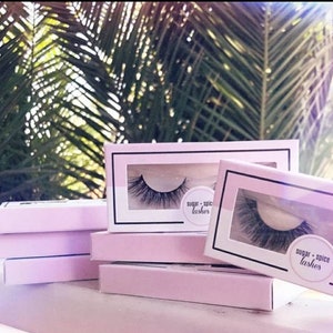 100 Custom Lash Box Packaging Logo Print/ Design on Paper Box - Etsy