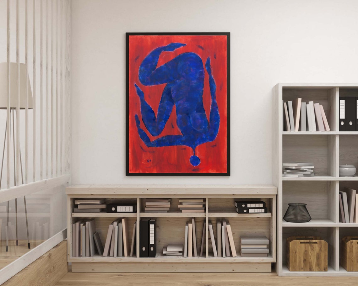 Modern Art Painting Wall Art on Canvas Oversize Abstract - Etsy