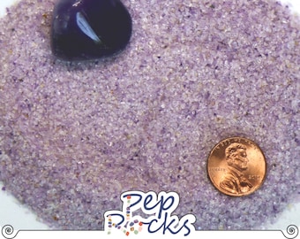 Amethyst Crushed Coarse Gemstone Sand. Great for Art, Jewelry, Wood ...