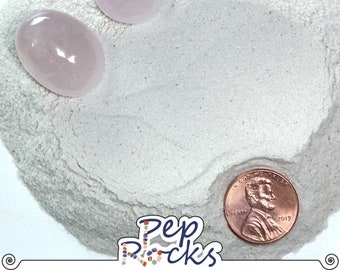 Rose Quartz - Crushed Coarse Gemstone Sand. Great for Art, Jewelry ...