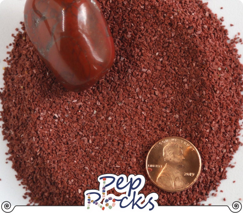 Red Jasper Gemstone Sand – Medium Grain, Art & Jewelry Inlay - Etsy