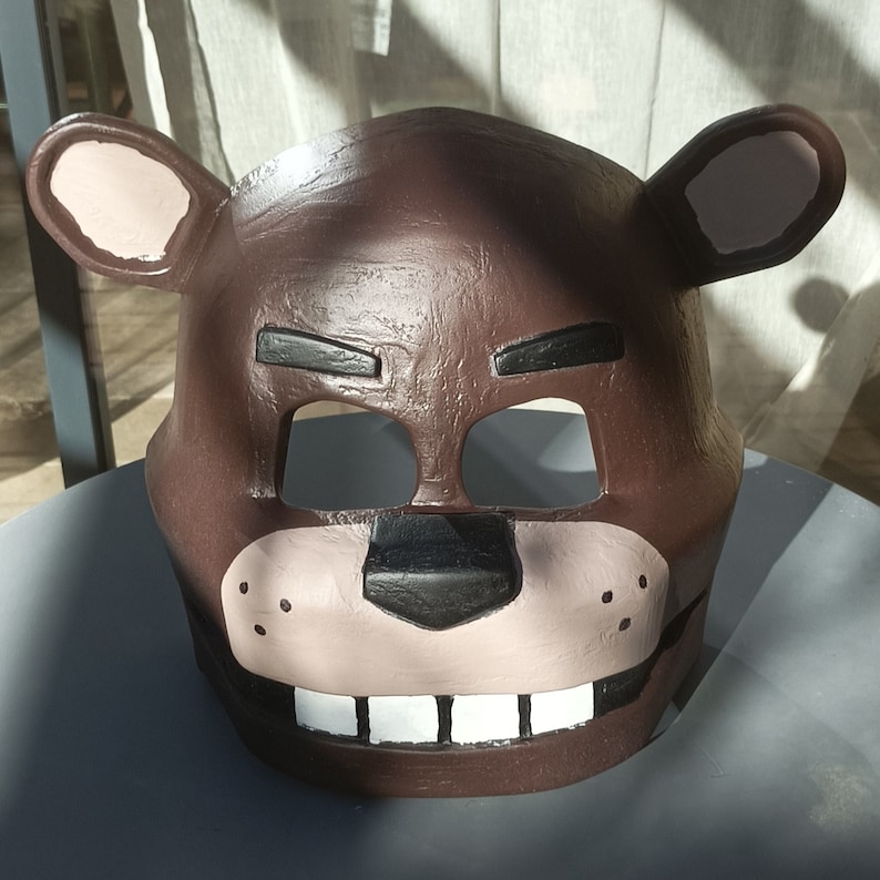 Freddy Fazbear Mask FNAF HW - Etsy