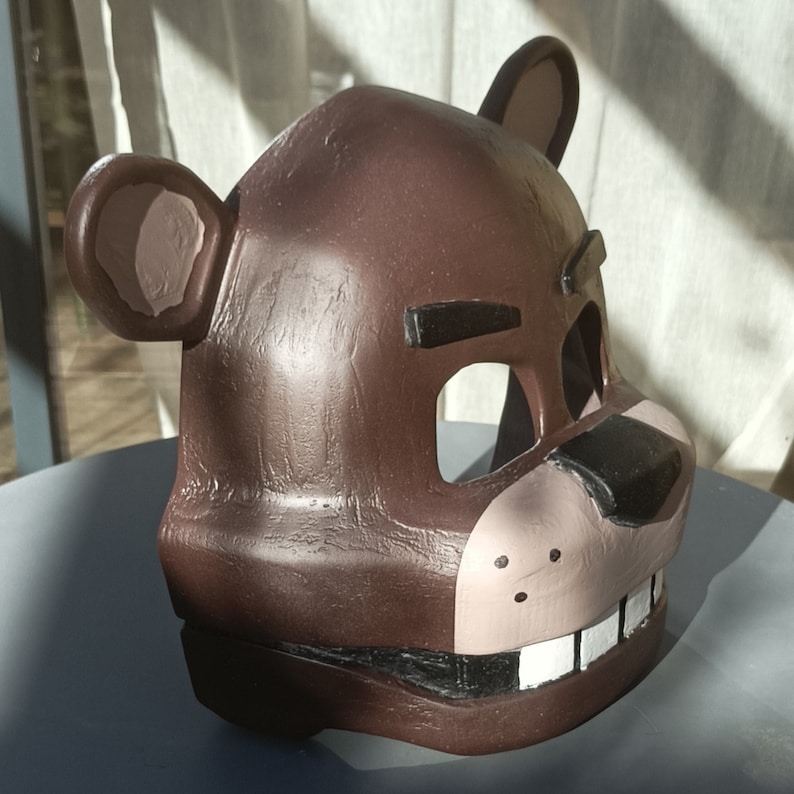 Freddy Fazbear Mask Fnaf Hw Etsy
