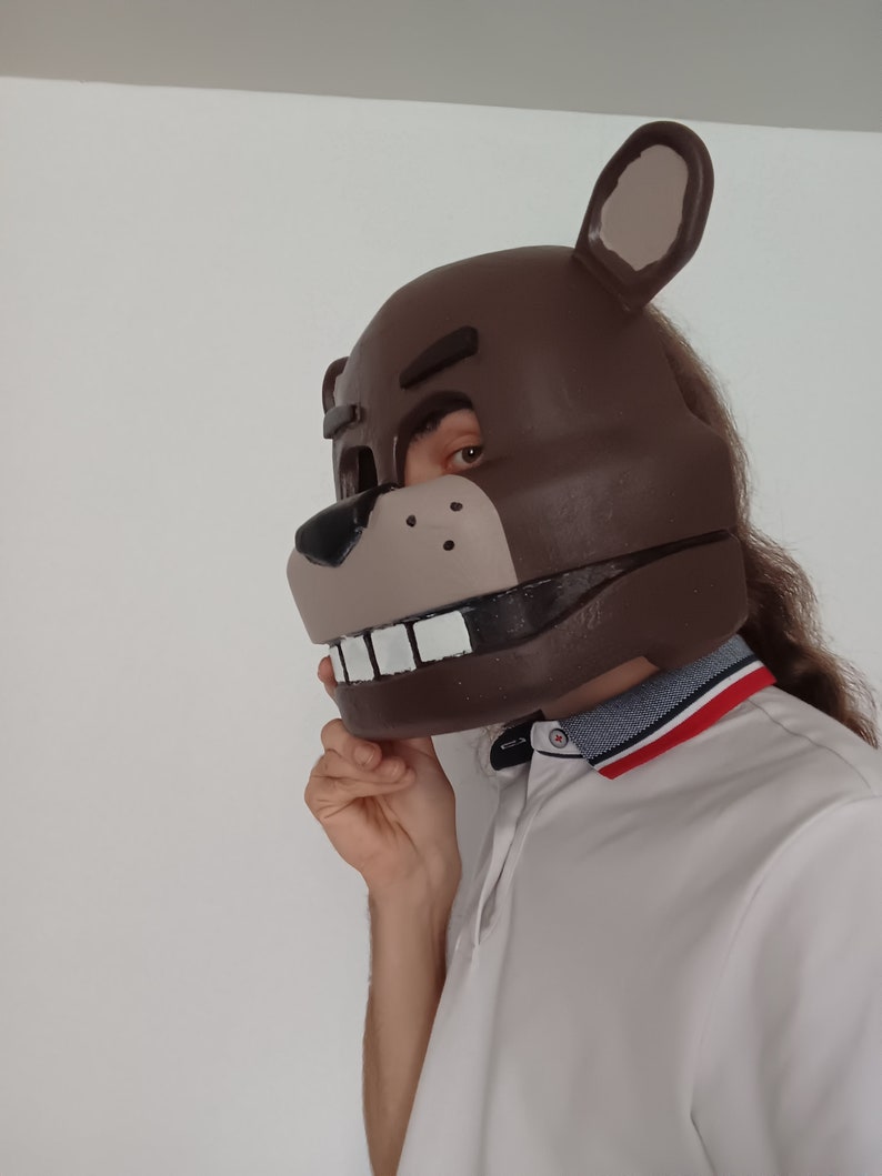 Freddy Fazbear Mask FNAF HW - Etsy