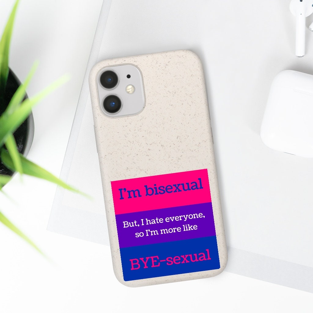 Bisexual Pride Phone Case Biodegradable Phone Case Eco - Etsy UK