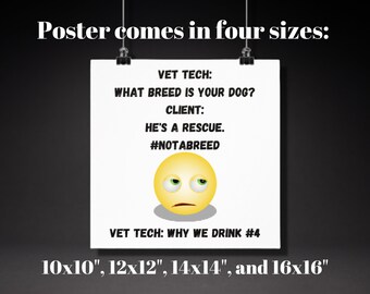 Vet Tech Week Poster - Etsy