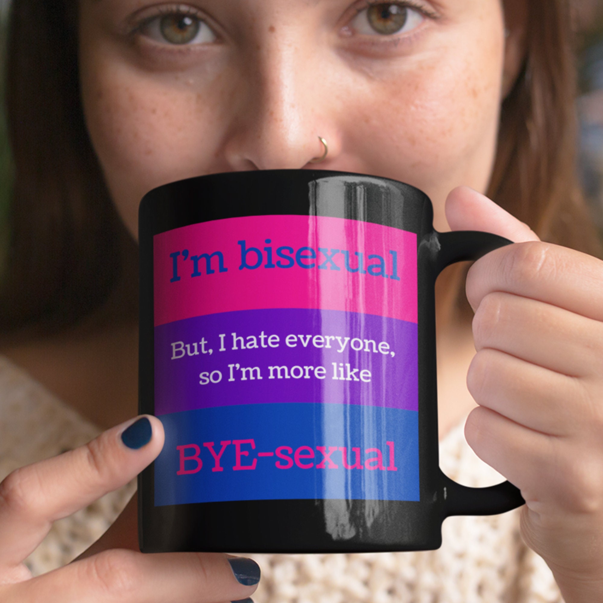 Bisexual Funny Mug LGBTQIA Bi Pride Cup Queer Pride | Etsy