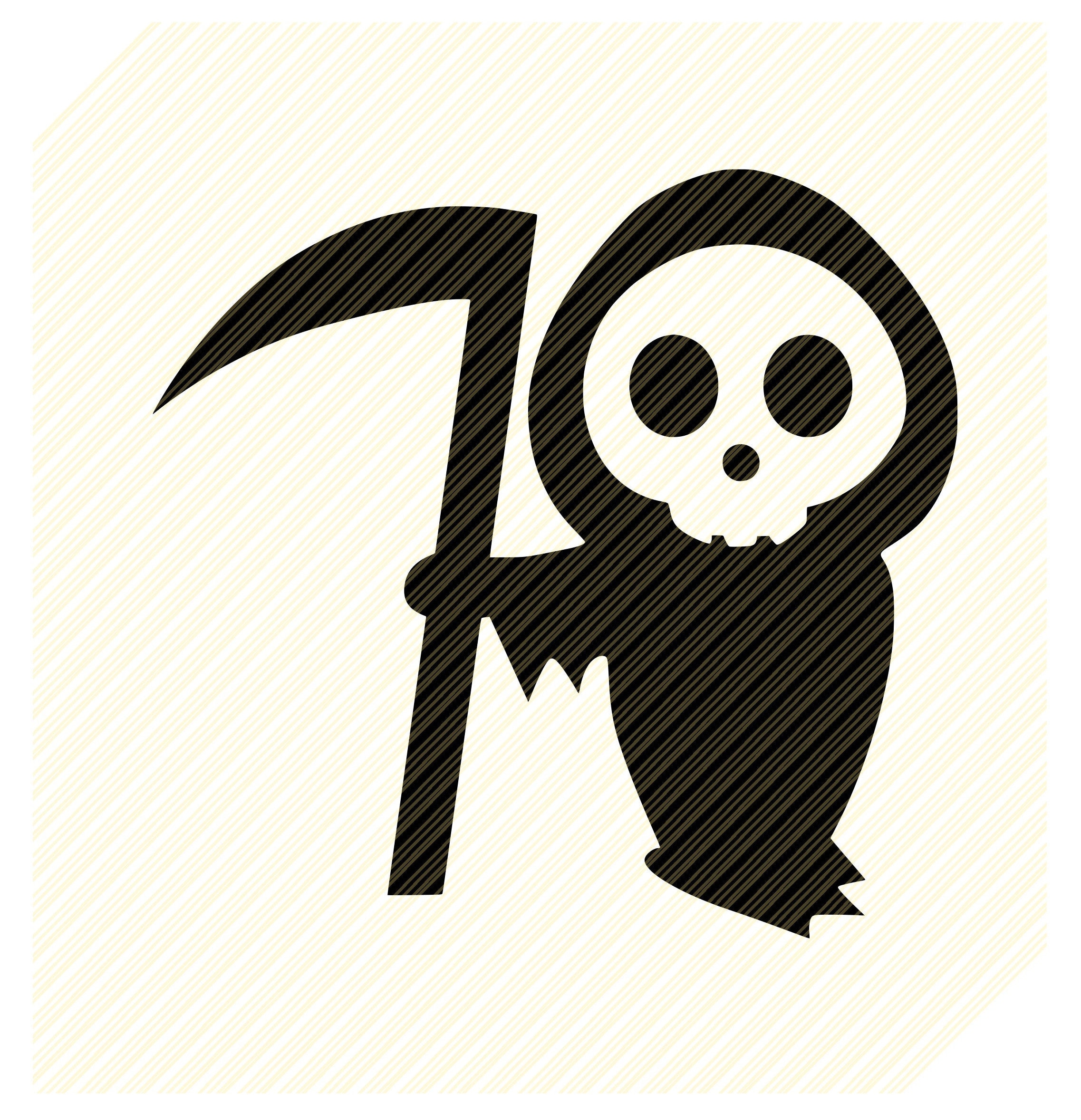 Grim Reaper svg Cute grim reaper svg halloween svghorror - Etsy España