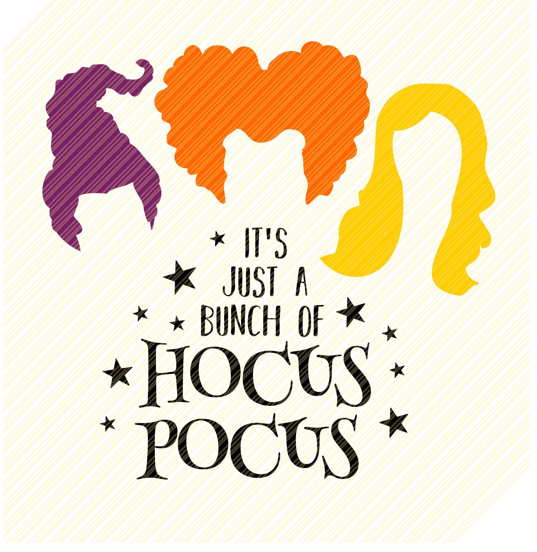 It's Just a Bunch of Hocus Pocus Svg, Witches Svg, Halloween, Spell ...