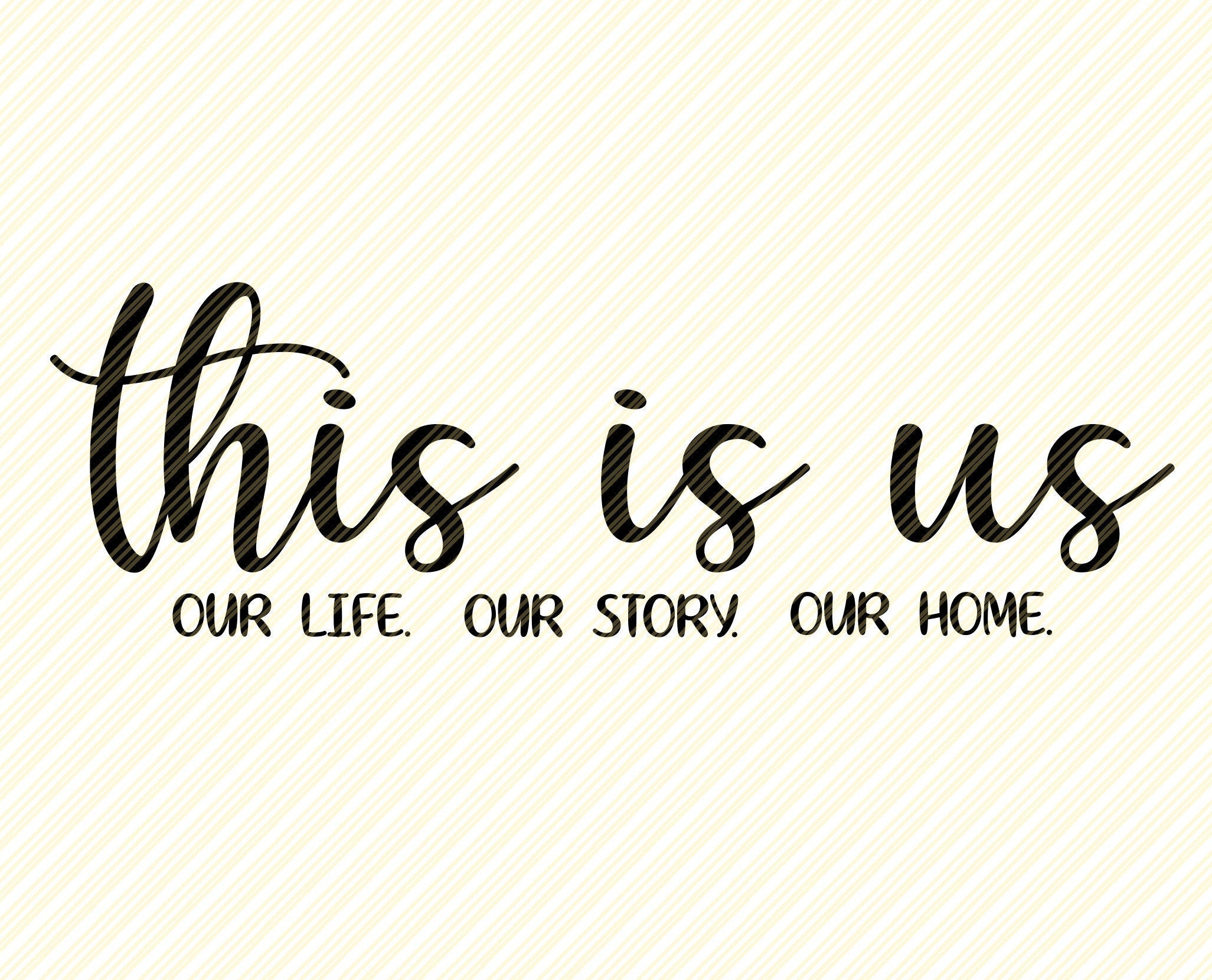 This is Us SVG Family SVG This is Us Cut File Family | Etsy