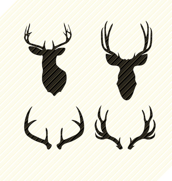 Cabeza de ciervo SVG Ciervos svg CiervoS ClipartDeer Head - Etsy España