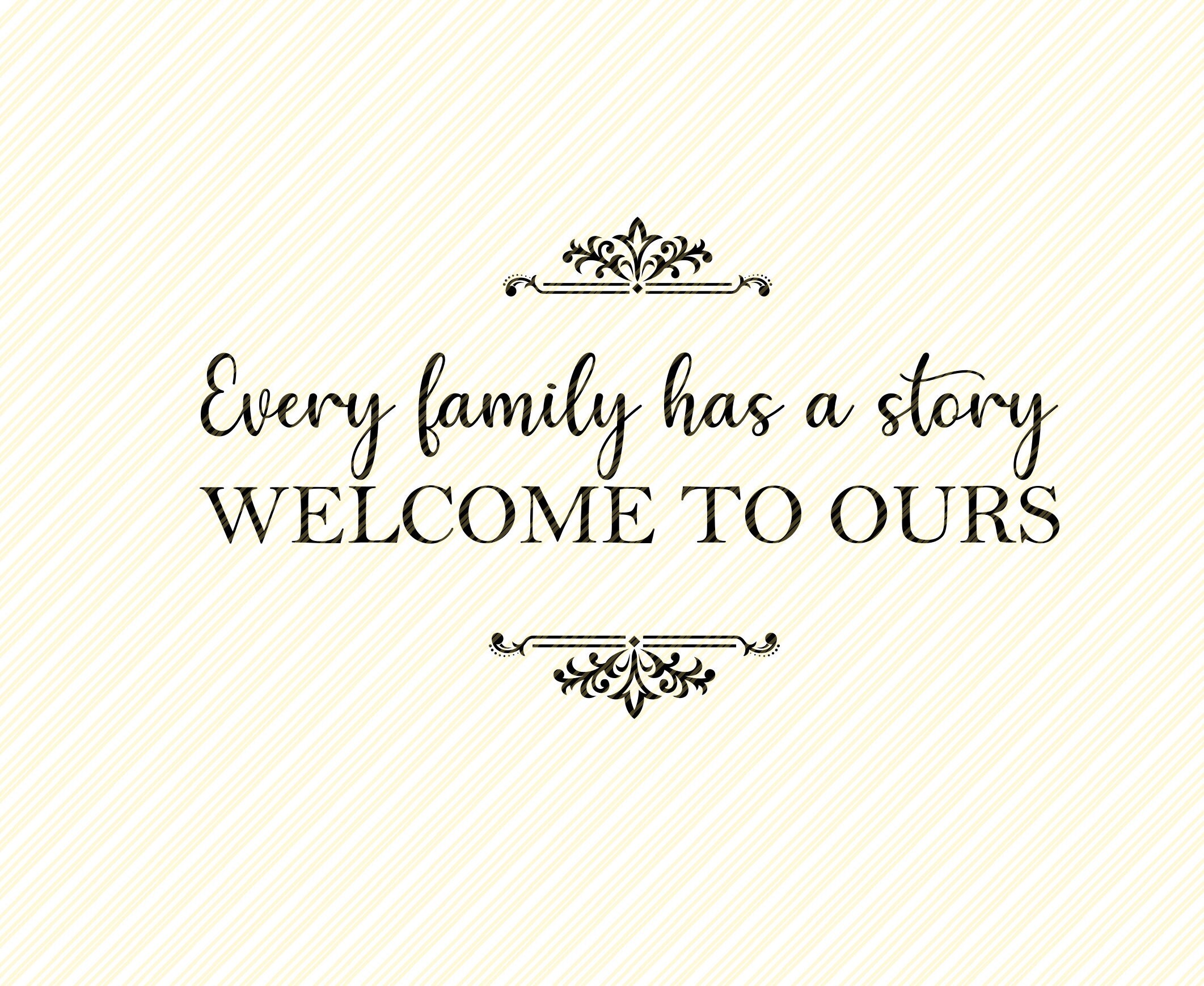 Clip Art & Image Files Scrapbooking Papercraft svg Welcome To Our Story ...