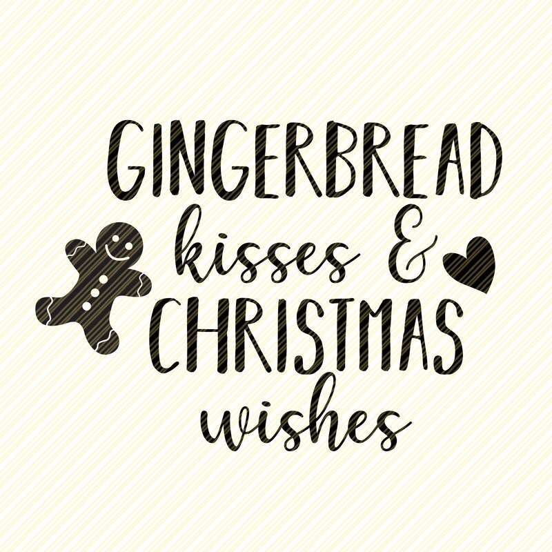 Gingerbread Svg - Etsy