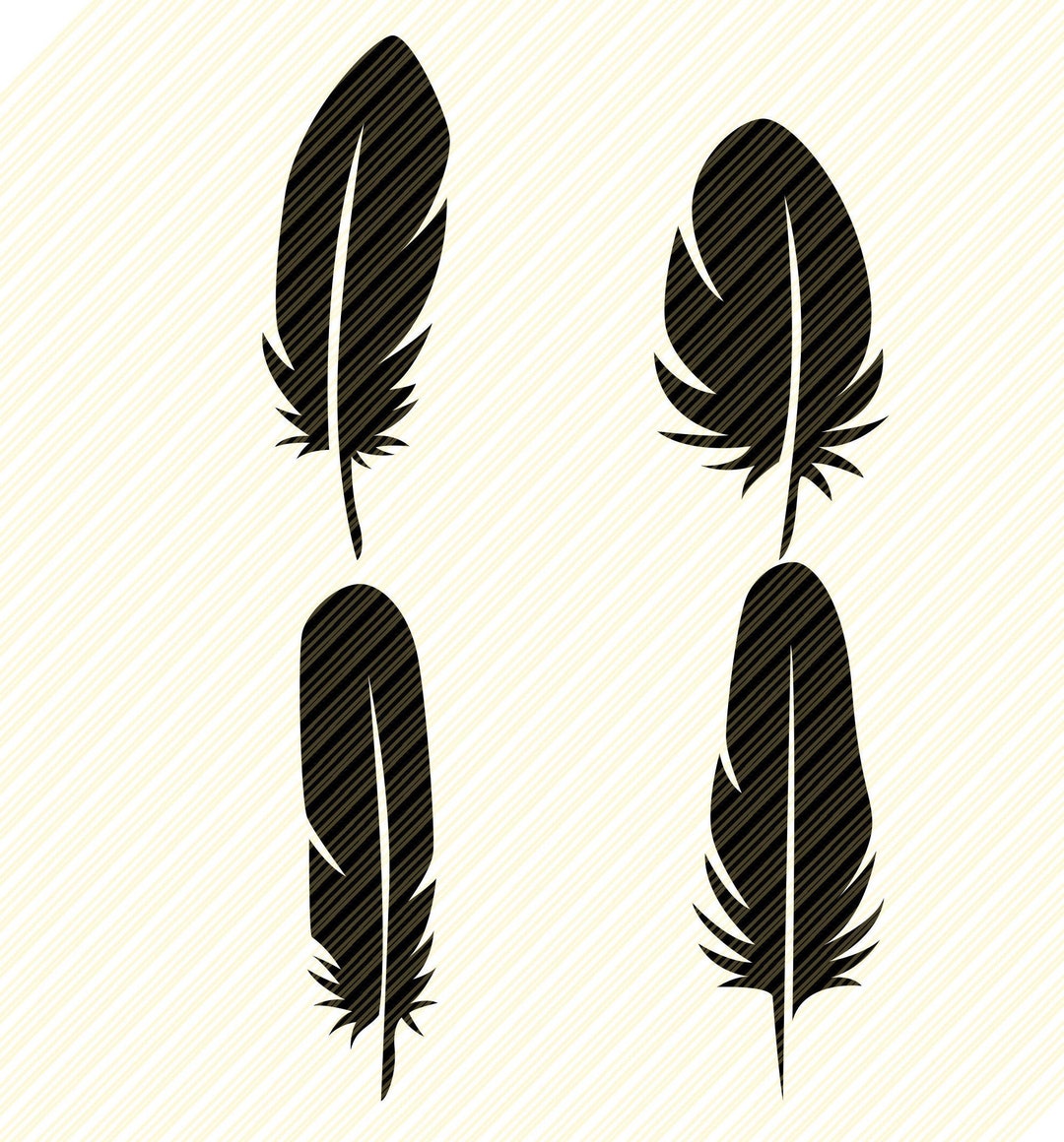 Feather SVG, Feathers SVG, Feathers Clipart, Cricut Files, Feather ...