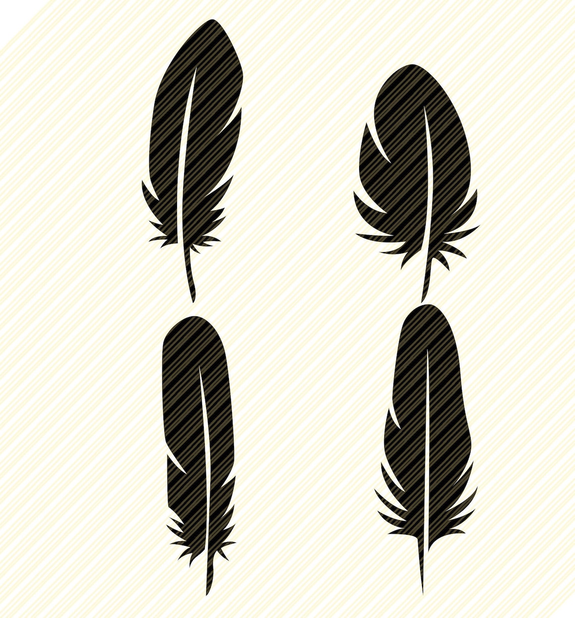 Feather SVG, Feathers SVG, Feathers Clipart, Cricut Files, Feather ...