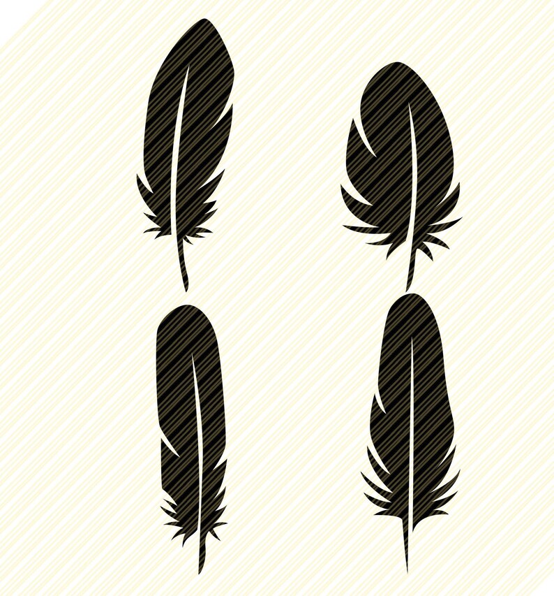 Plume SVG, Plumes SVG, Feathers clipart, cricut files, Feather vector ...
