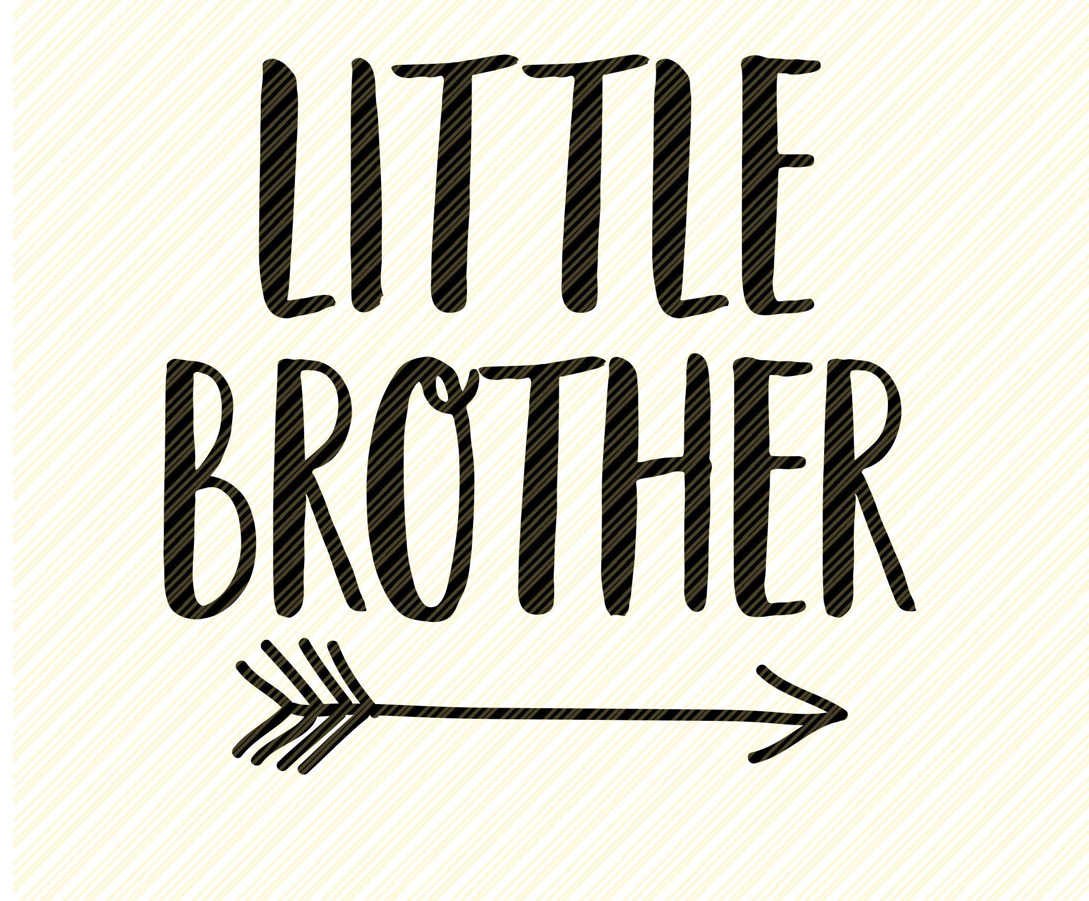 LITTLE BROTHER SVG Litttle brother png Cut File digital | Etsy