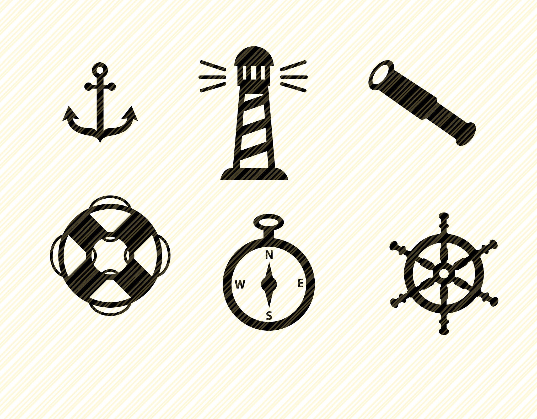 Nautical SVG Sailing Svg Filescompass Svgnautical Sea - Etsy