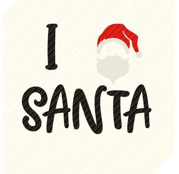JAIME SANTA svg père Noël svg santa face svg svg de Noël | Etsy France