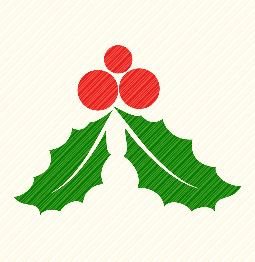 Holly Svg, Holly Leaves Svg,christmas Holly Svg, Holly Svg, Cricut Cut ...