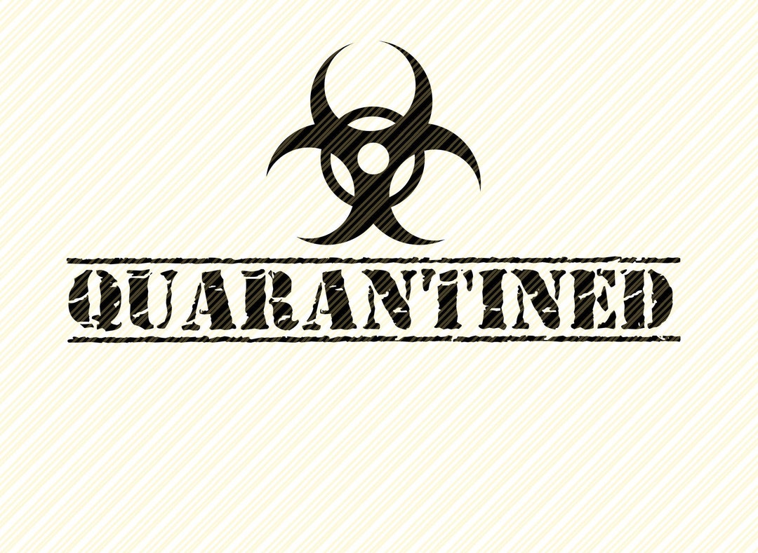 Quarantined Logo SVG , Face Mask Svg, Corona Svg, Quarantined Svg ...