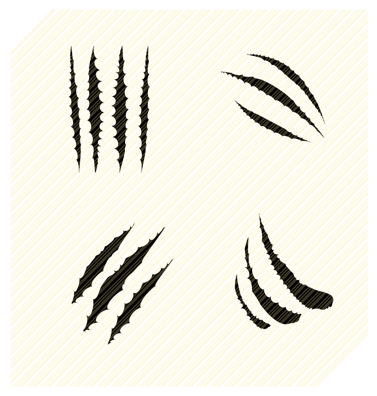 Scratches Svg Animal Scratches Ripped Svg Scratch Marks - Etsy