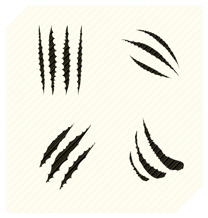 Scratches Svg Animal Scratches Ripped Svg Scratch Marks - Etsy