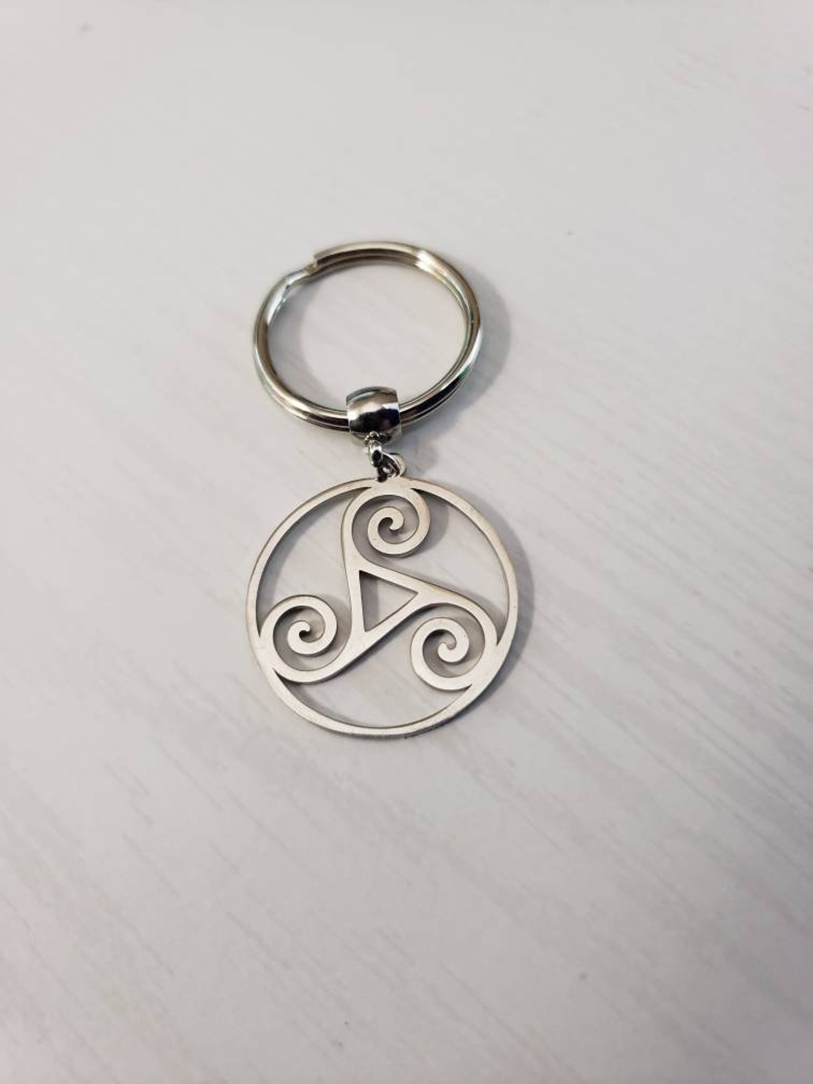 Triskelion Keychain | Etsy