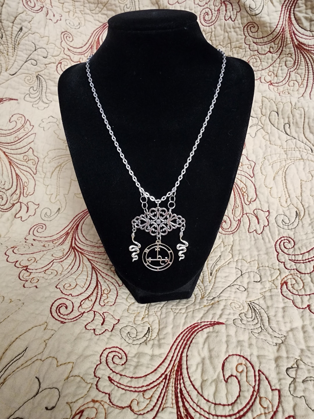 Lilith With Snakes Necklace - Etsy