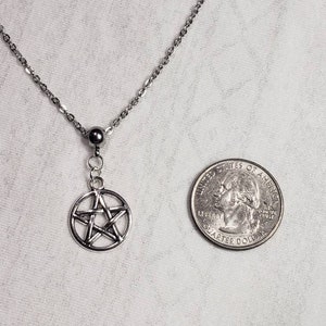Small Pentagram Necklace - Etsy