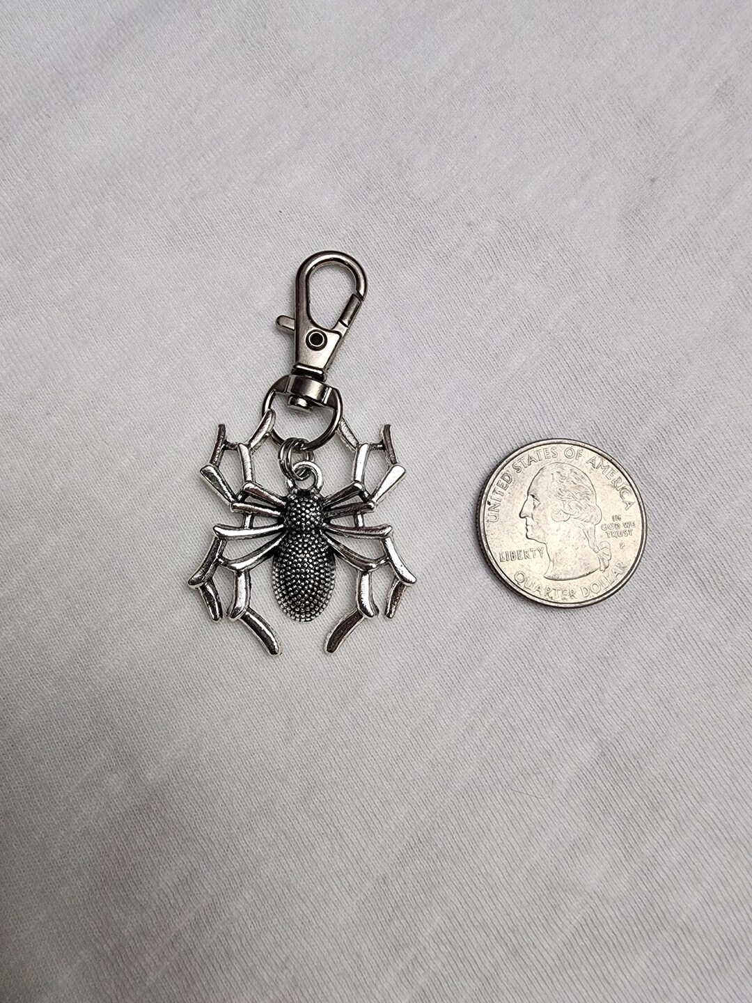 Spider Zipper Pull, Key Clip - Etsy