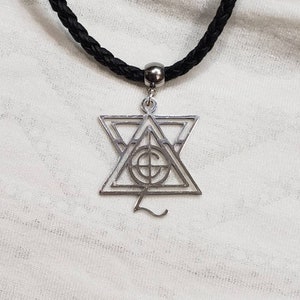 Ghost Symbol Necklace - Etsy