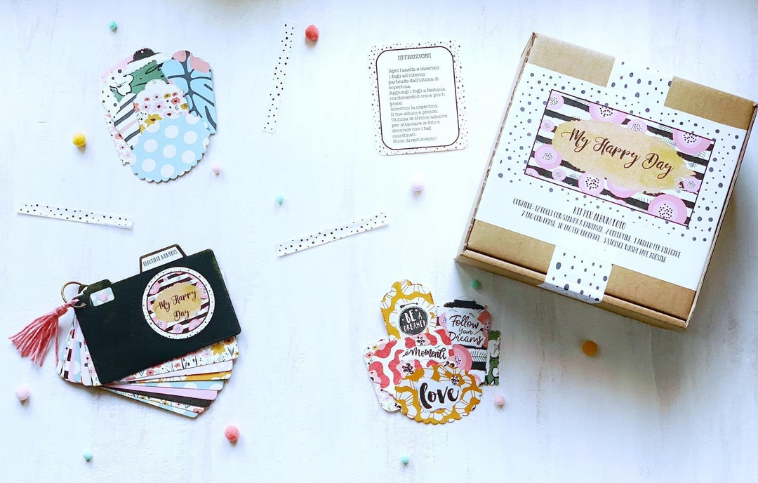 Handmade DIY Creative Kit for Kids to Make a Mini Album_ Happy Box_ MY ...