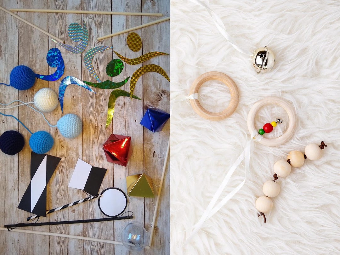 DIY Montessori Baby Mobile Kit, Handmade Sensory Toy for Newborns ...