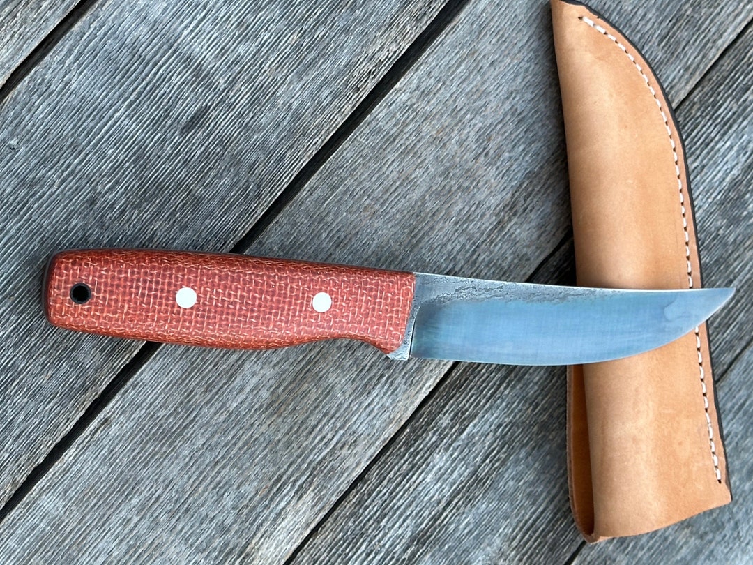 Caladdie Knives Longhorn 9 1/2 Inch Trailing Point Fixed Blade Knife ...