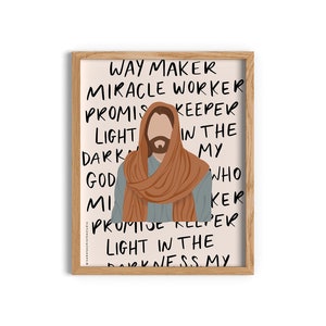 Way Maker Miracle Worker Jesus Christ Hope Hope Jesus - Etsy