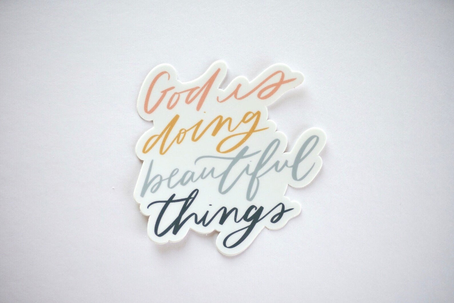 God is Doing Beautiful Things Sticker Bible Stickers Christian - Etsy
