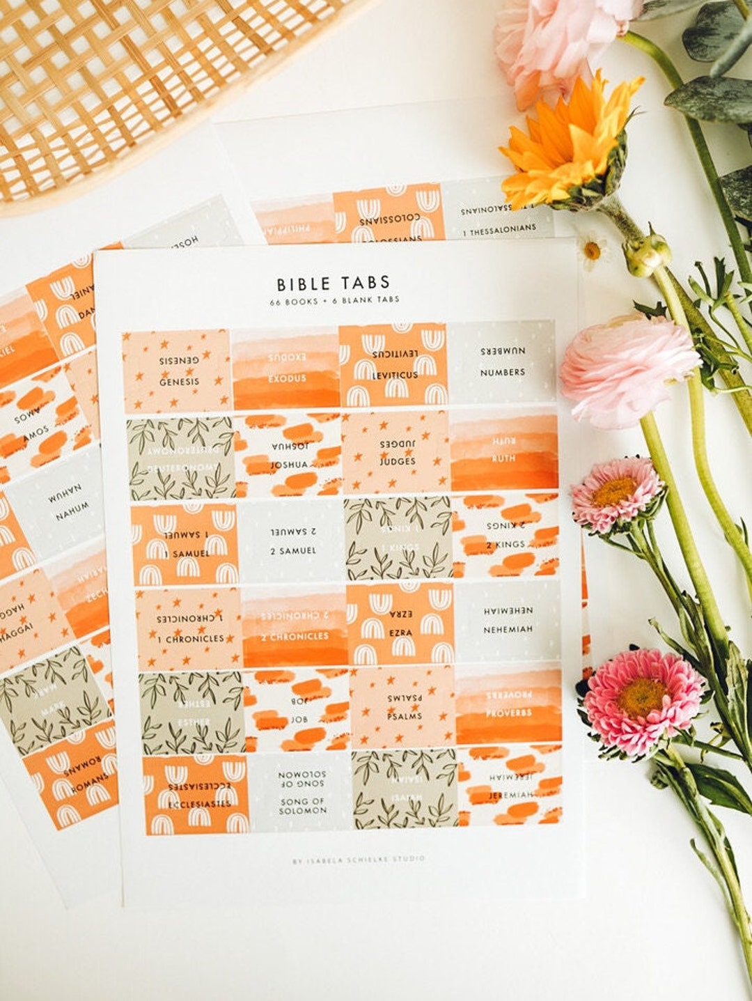 Bible Tabs, Christian Bible Tab, Bible Journaling, Laminated Bible Tabs ...