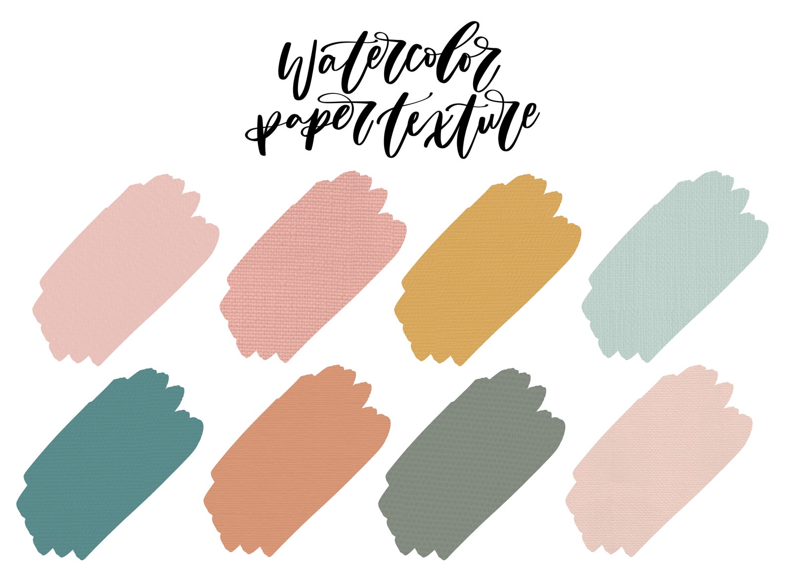 8 Procreate Watercolor Paper Texture - Etsy