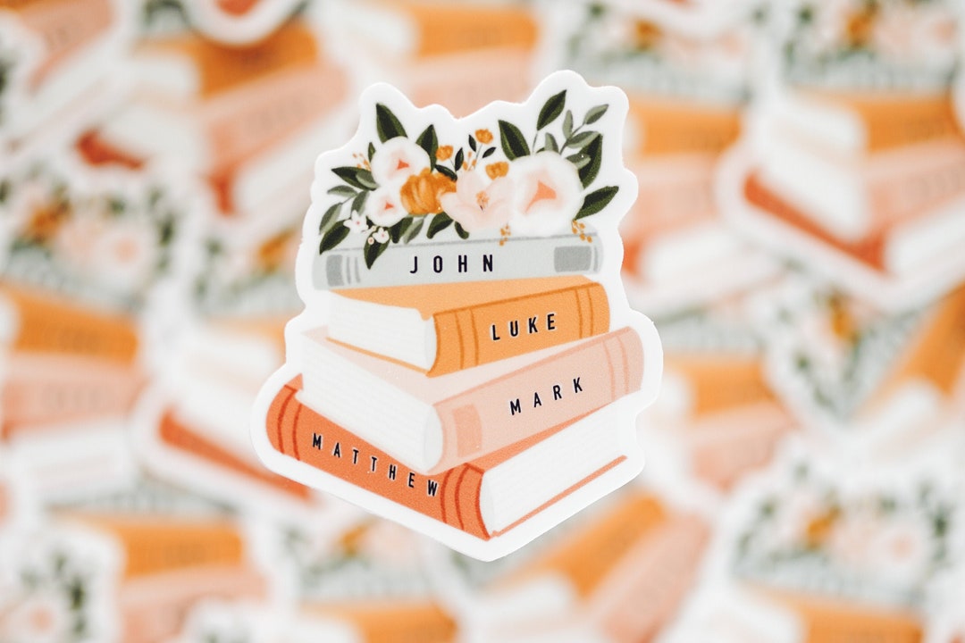 The Gospels Book Sticker Laptop Sticker, Vinyl Sticker - Etsy