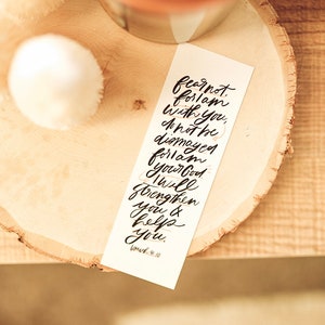 Isaiah 41:10 Bookmark | Christian Bookmark Scripture Bookmark | Reading ...