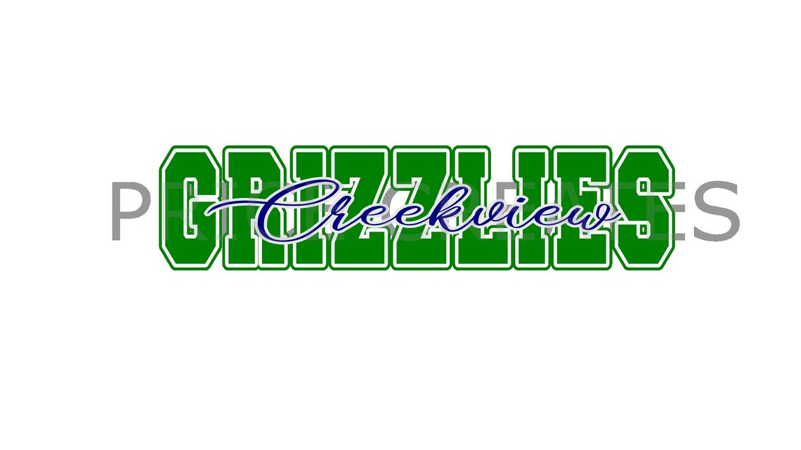 Creekview Grizzlies PNG SVG JPG - Etsy
