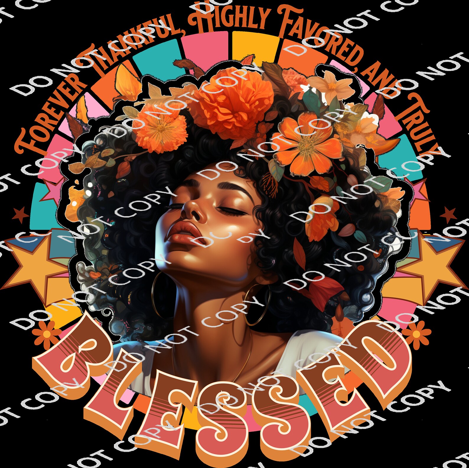 Blessed PNG, Black Woman, Religious PNG, She is Strong, Powerful Woman ...