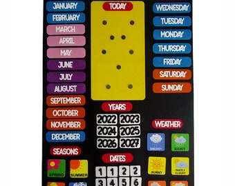 My Daily Calendar Felt - Etsy