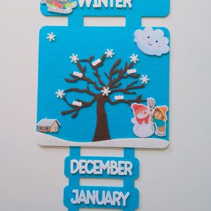 Four Seasons Wall Decoration Preschool - Early Education Set - Kids ...