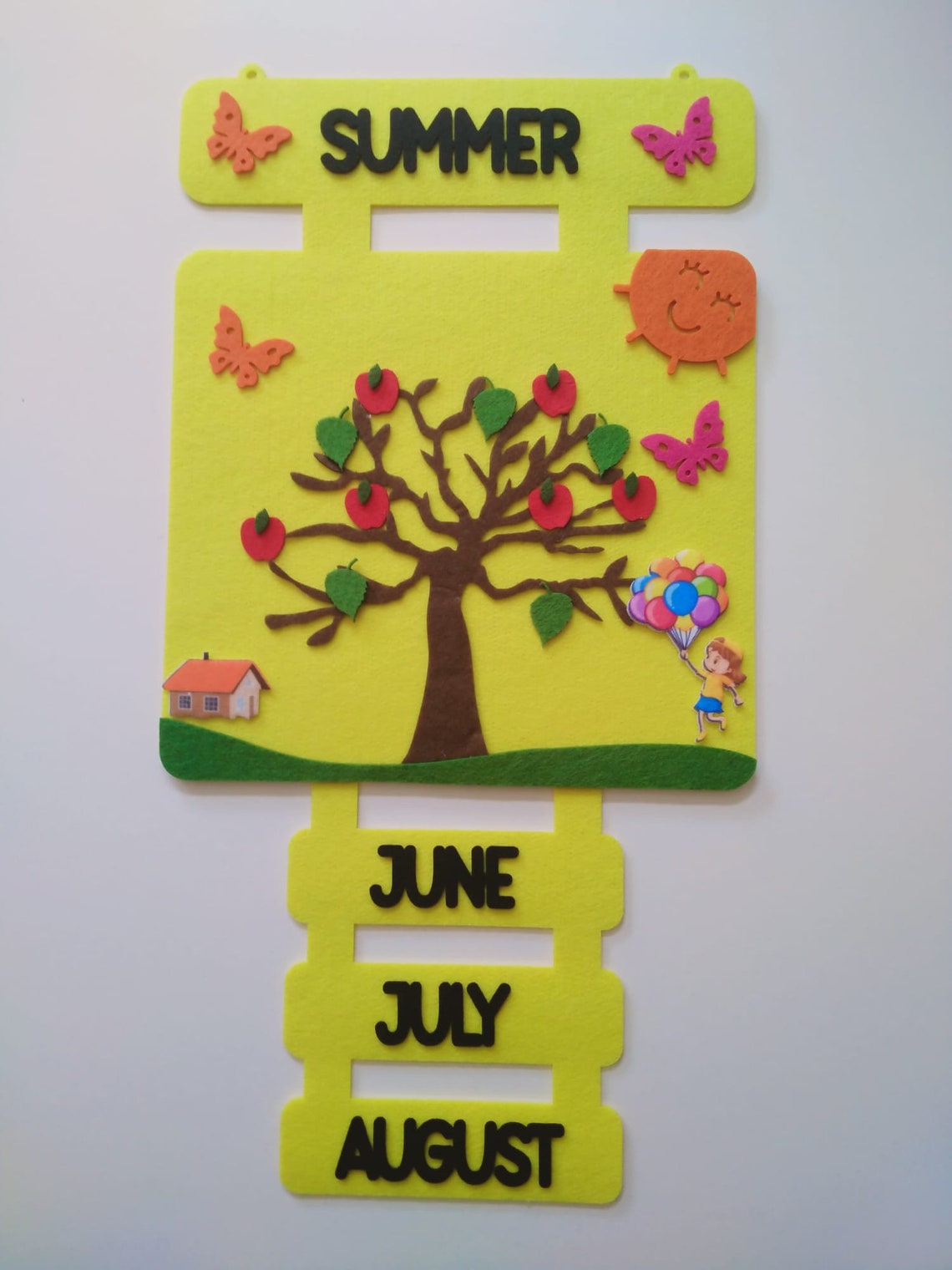 Four Seasons Wall Decoration Preschool Early Education Set Kids Room ...