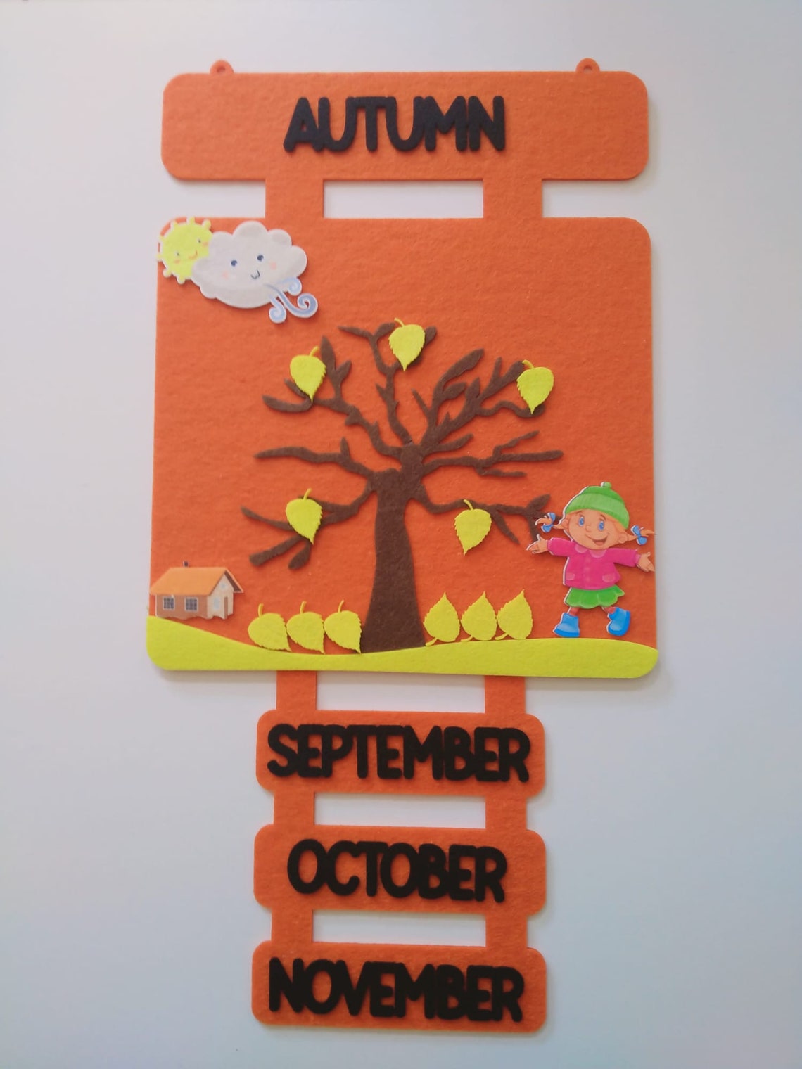 Four Seasons Wall Decoration Preschool Early Education Set Kids Room ...