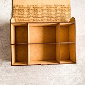 Living Hinge Book Box Pattern | Commercial License | Glowforge Cut File ...