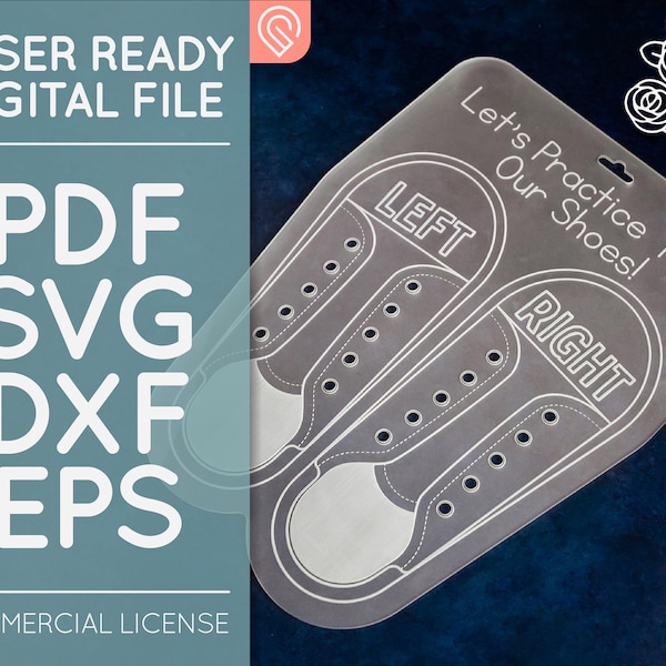 Laser File Shoe Tying - Etsy